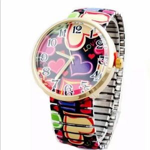 Jewelry | Love Heart Wrist Watch | Poshmark
